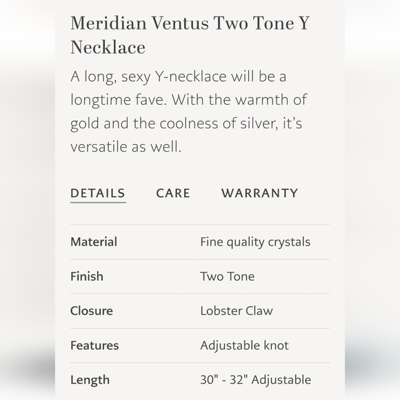 Brighton | Jewelry | Brighton Meridian Ventus Two Tone Y Necklace ...